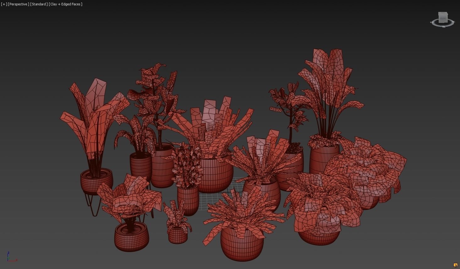 Indoor set collection01- 13 model plant indoor 3D model | CGTrader
