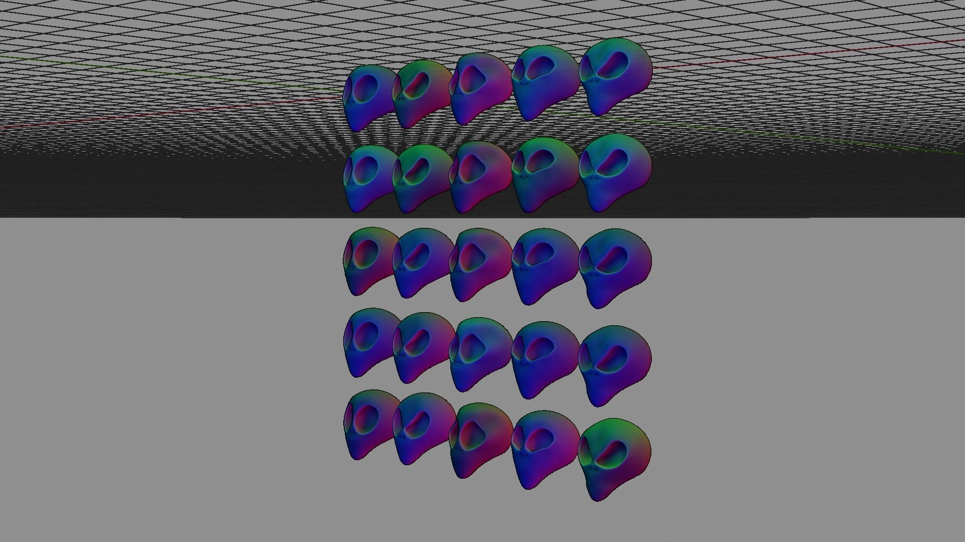 3D model 25 Textured Alien Skulls VR / AR / low-poly | CGTrader