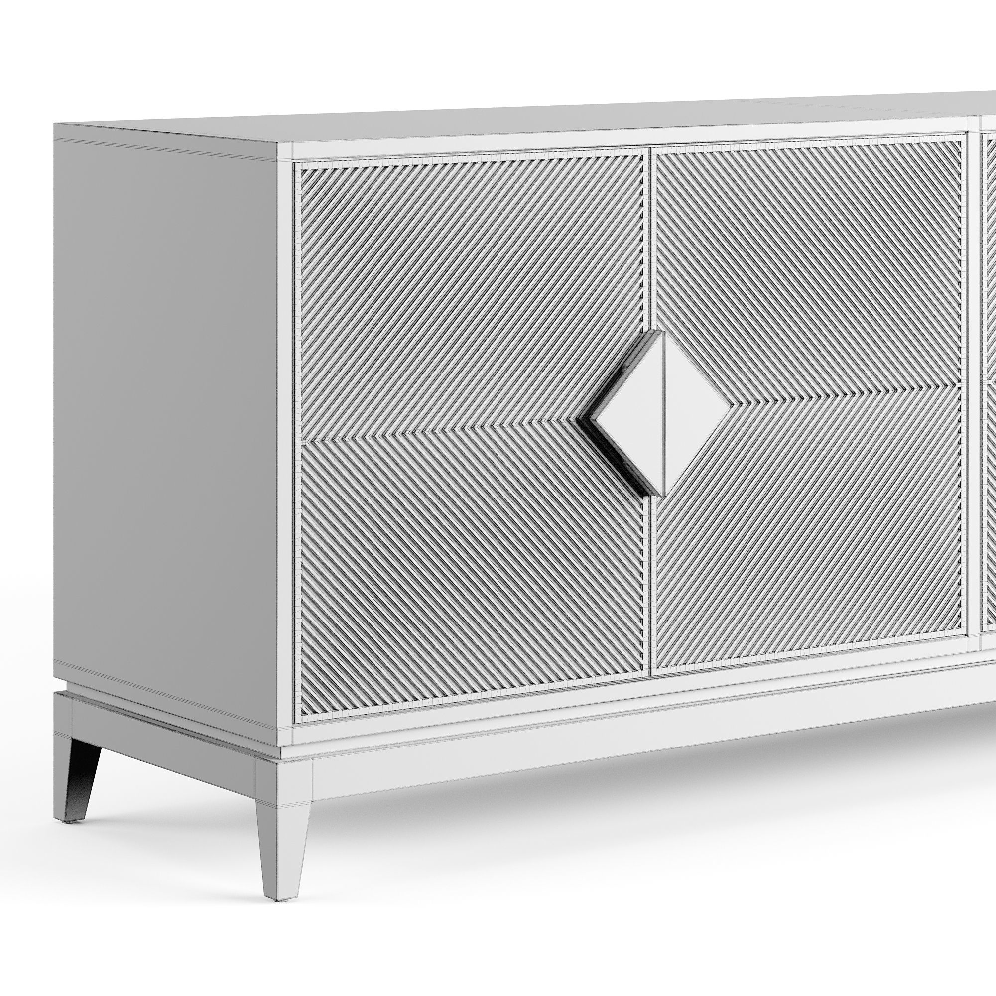 Palacek Sloane Sideboard 3D model | CGTrader