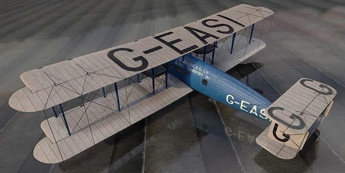 Vickers Vimy 66 Airliner 3D model | CGTrader