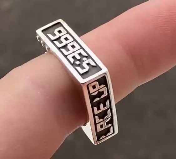 HOTEL DIABLO MACHINE GUN KELLY RING 3D model 3D printable | CGTrader