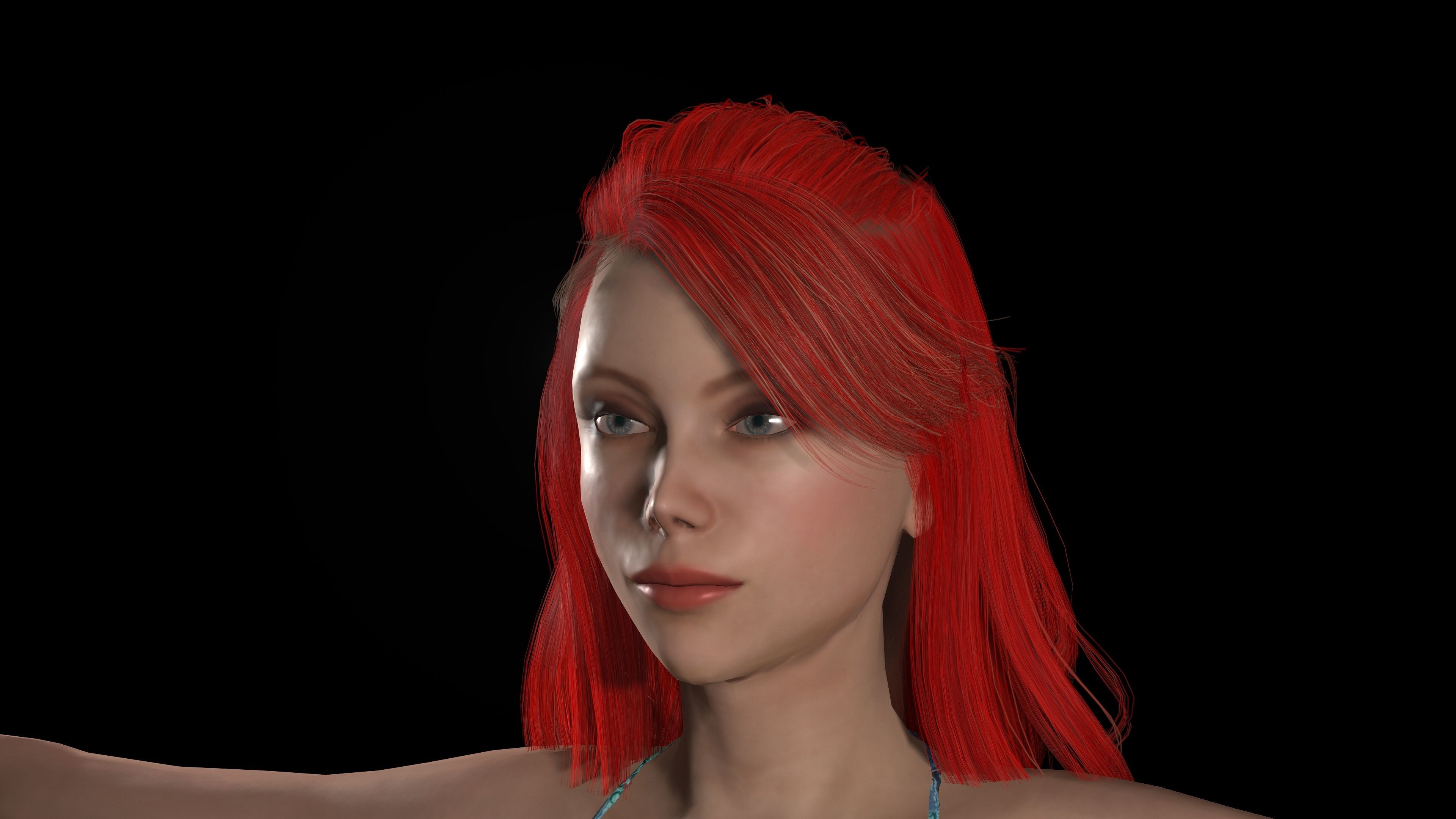 3D model The Mermaid VR / AR / low-poly | CGTrader