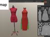 Evening Dress on Dress Form 3D model | CGTrader