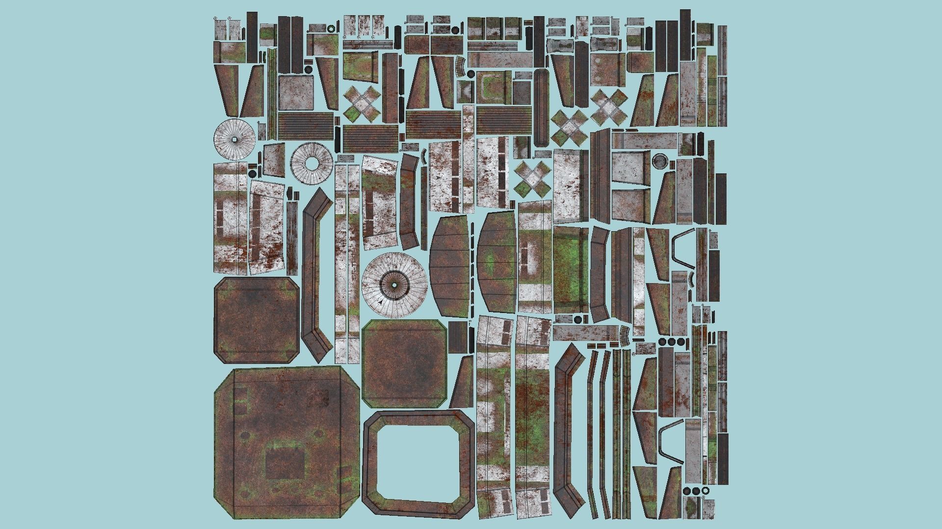 3D model SciFi Facility B10 Abandoned - Sci Fi Exterior Design VR / AR ...