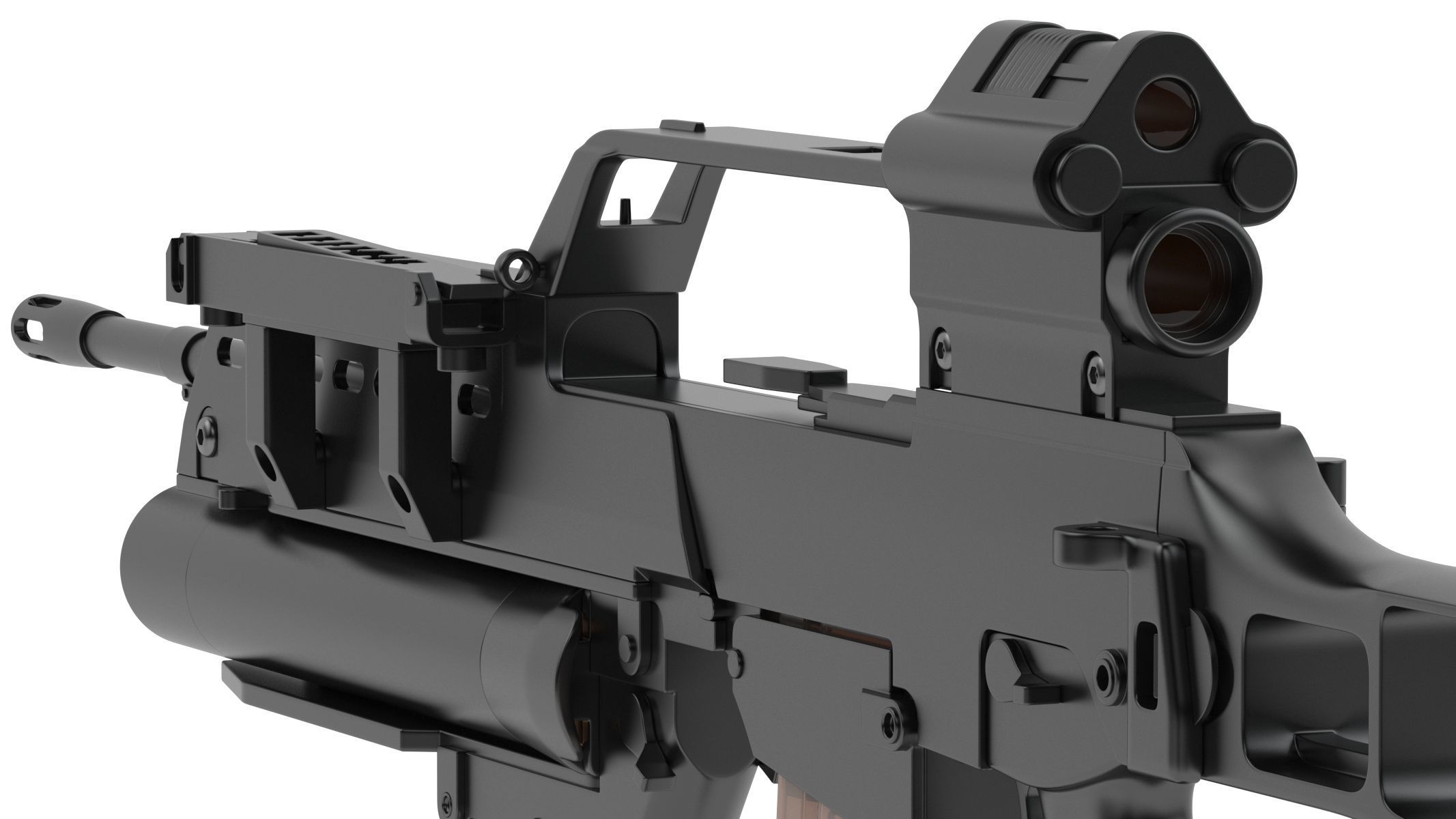 Heckler Koch AG36 Grenade launcher 3D model | CGTrader