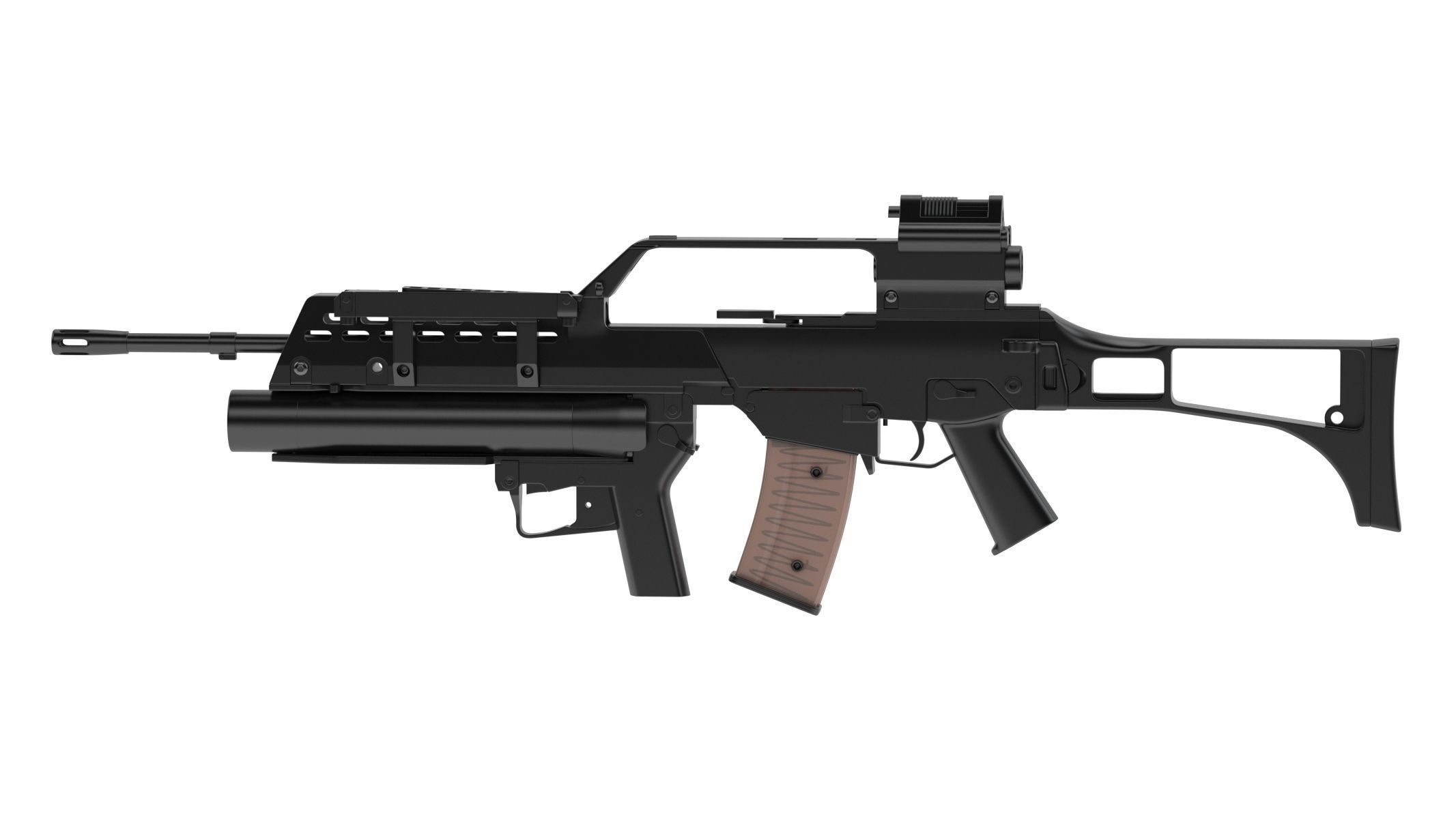 Heckler Koch AG36 Grenade launcher 3D model | CGTrader