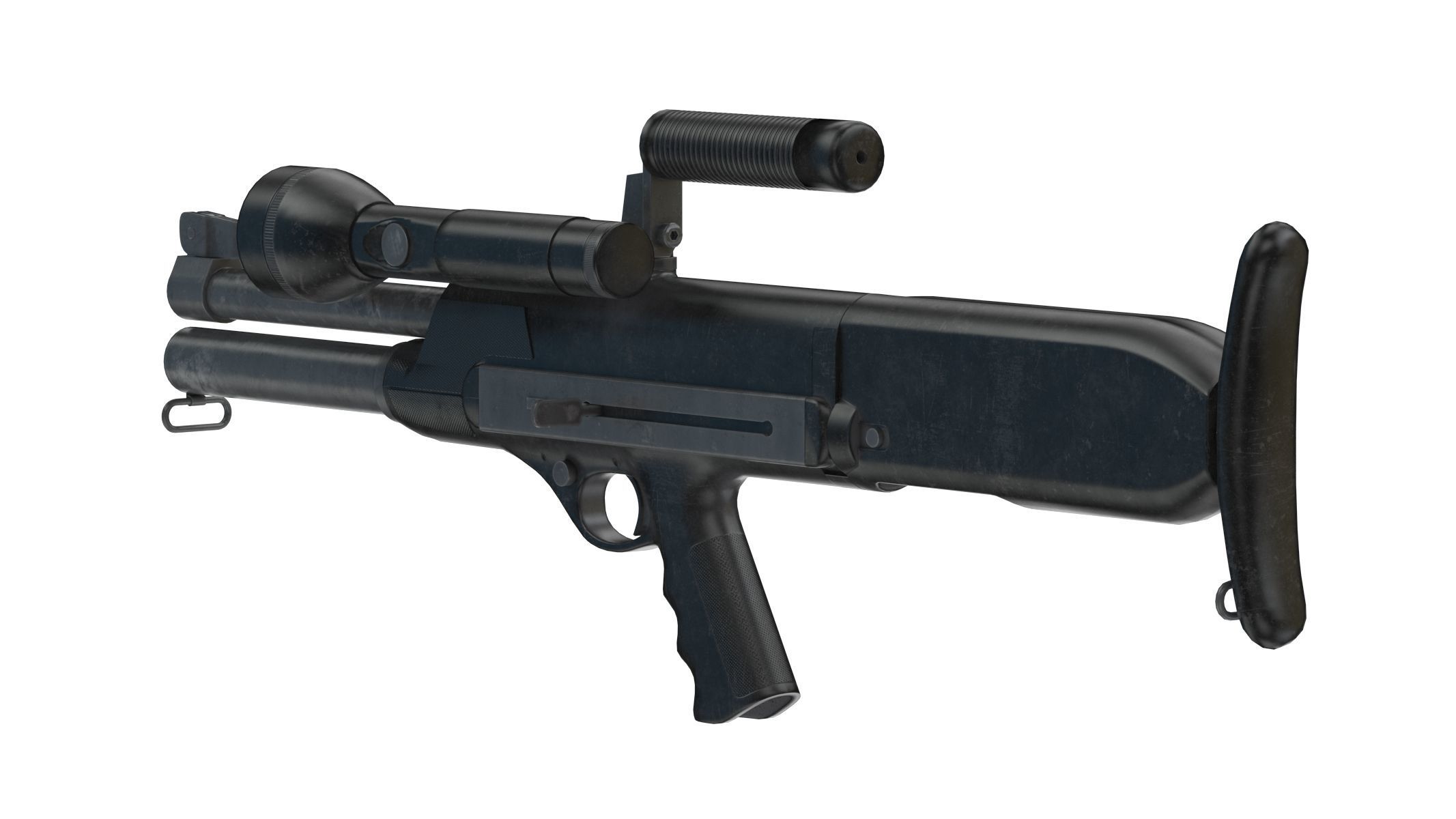 3D model High Standard Model 10 Low Poly PBR Realistic VR / AR / low ...