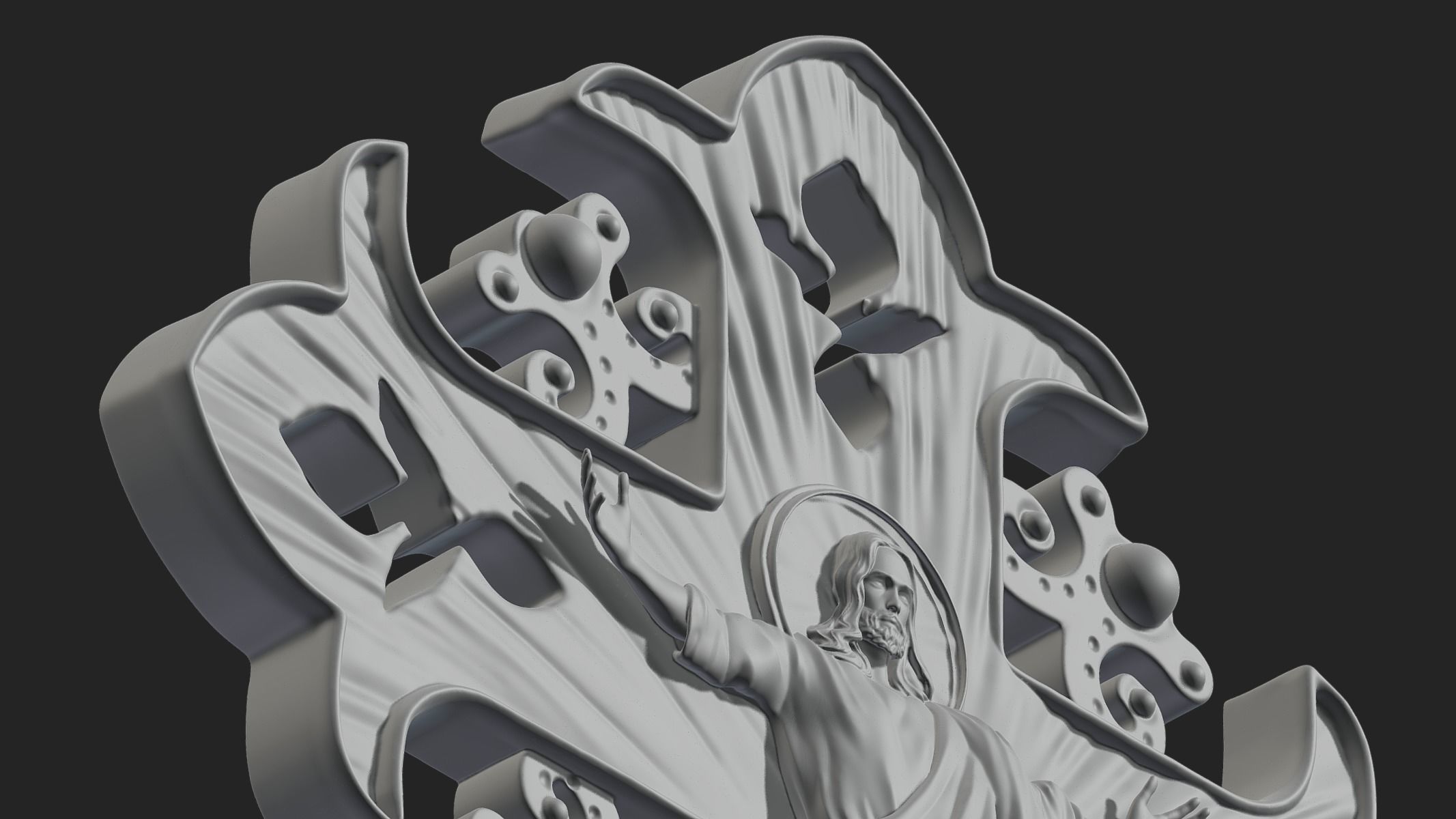 Jesus Ascension 3D model 3D printable | CGTrader