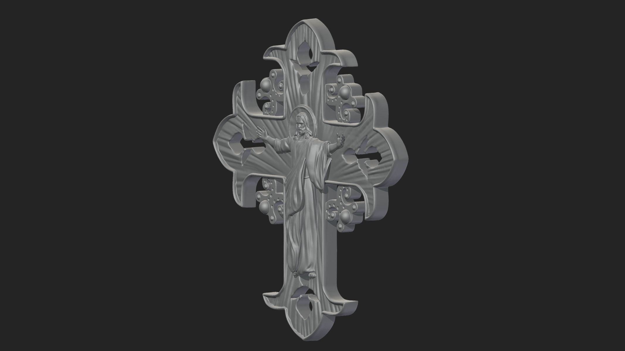 Jesus Ascension 3D model 3D printable | CGTrader