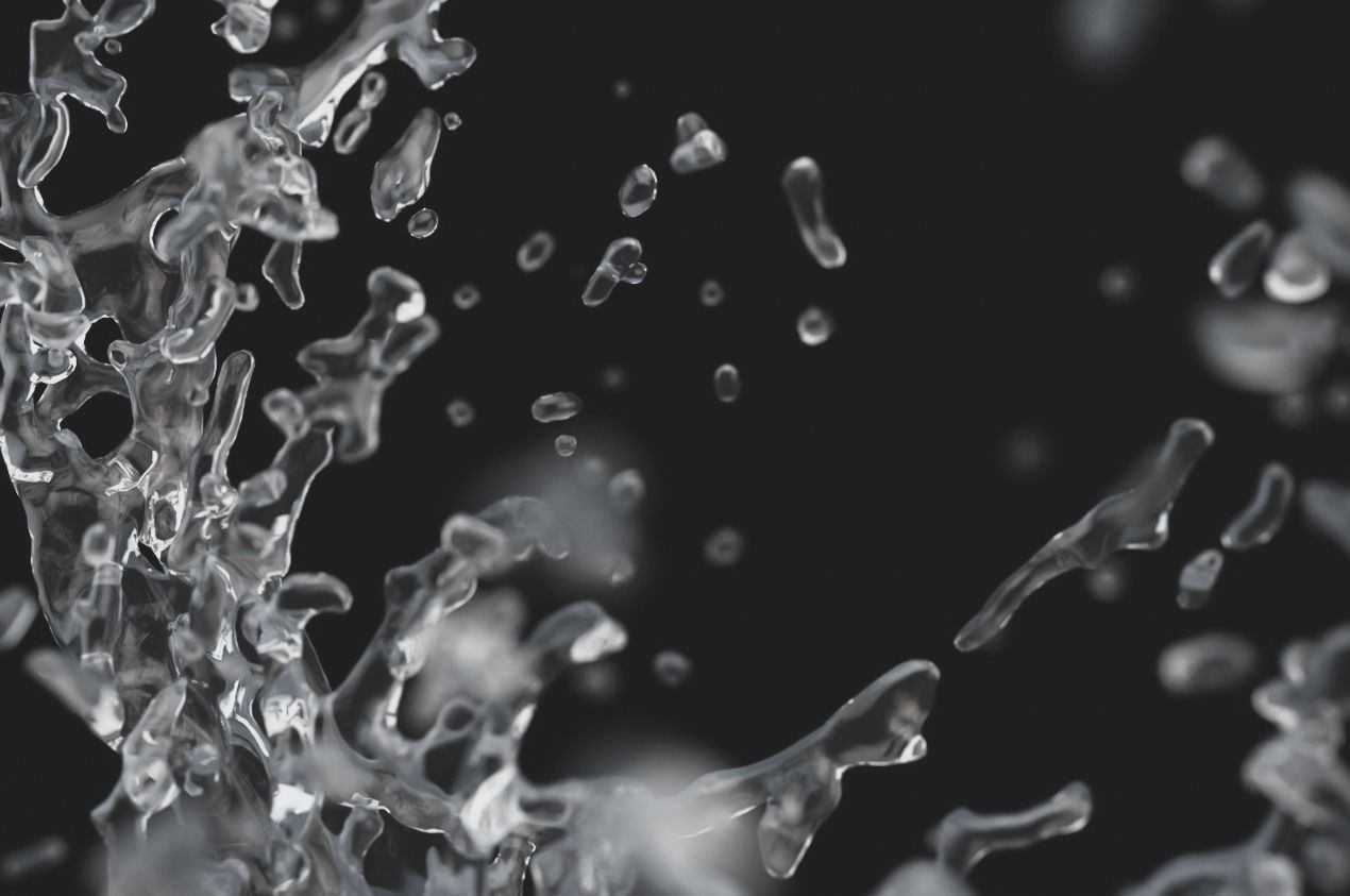 Water Splash Model 1 3D model | CGTrader