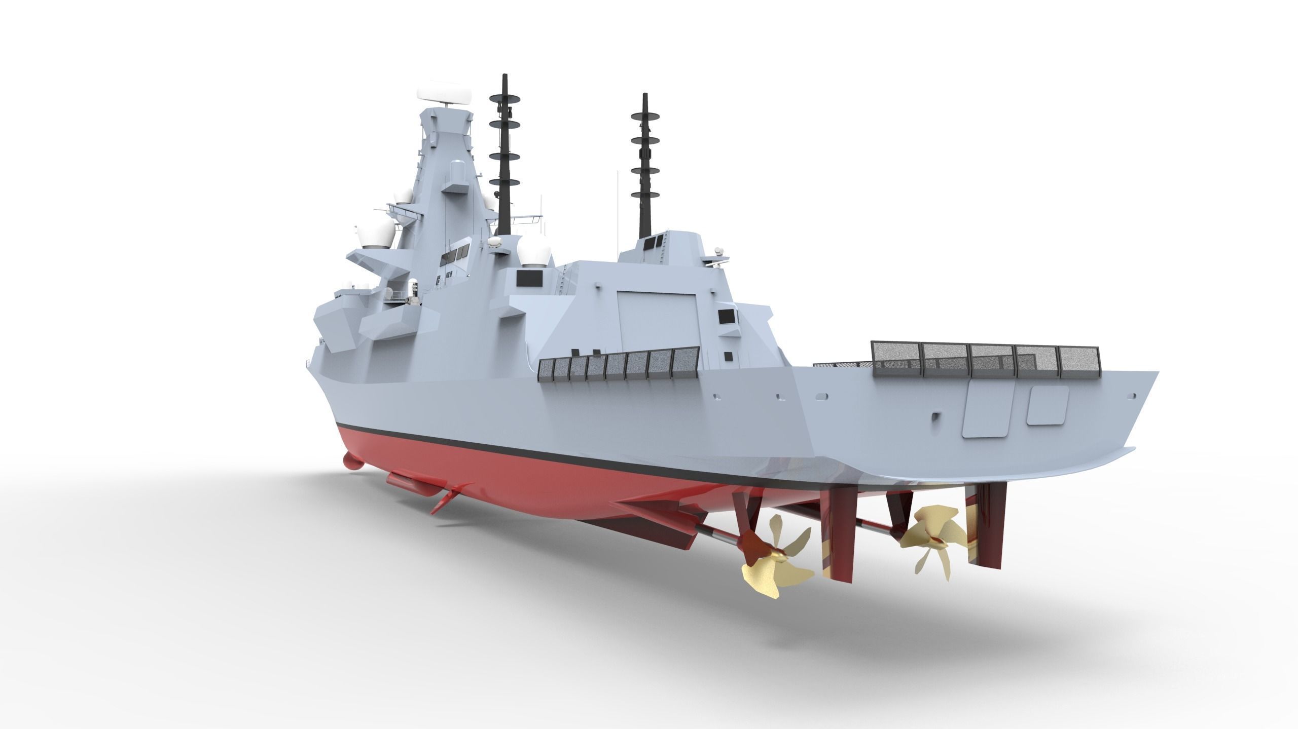 3D model Frigate Type 26 VR / AR / low-poly | CGTrader