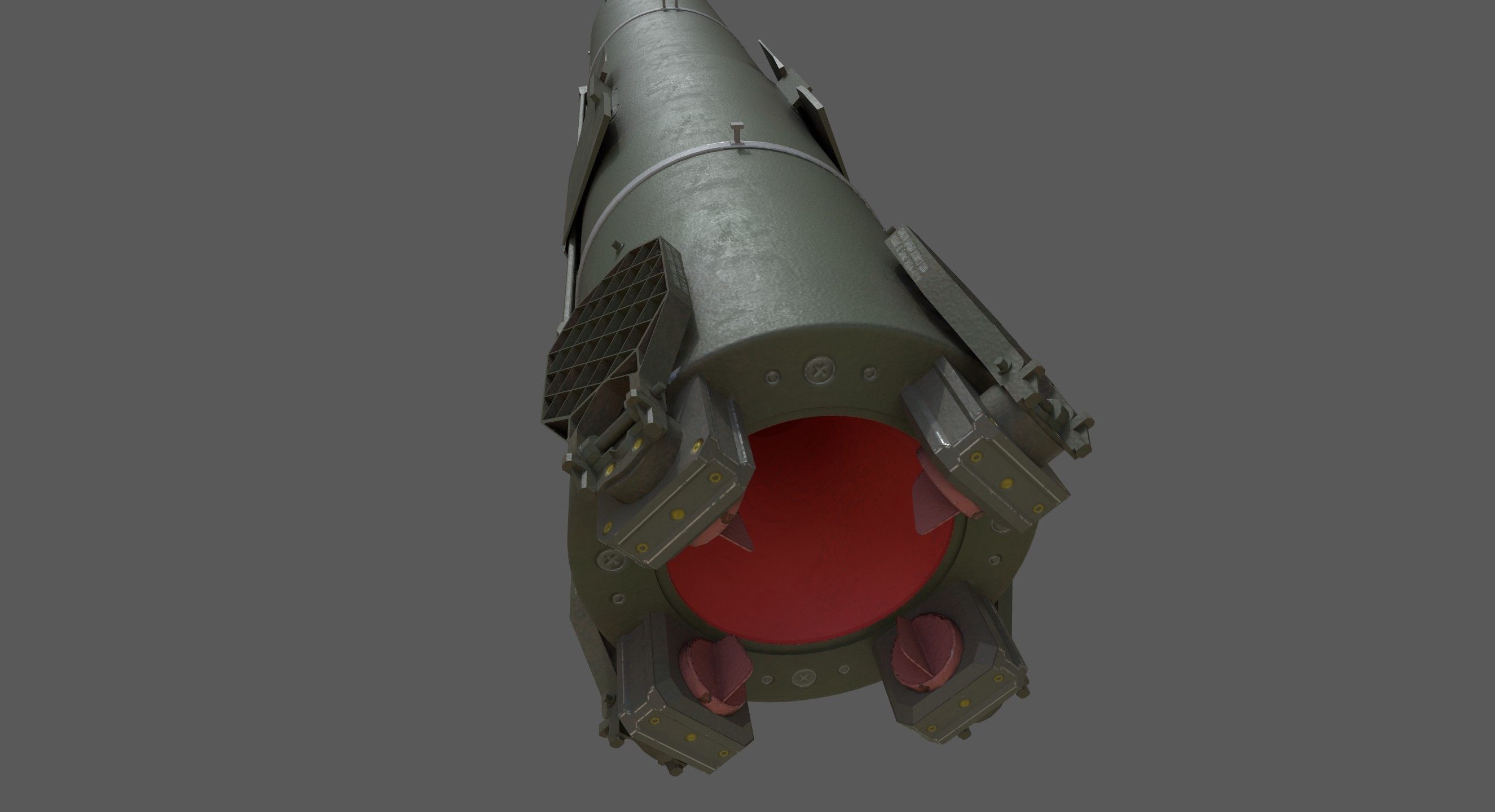 3D model 9M79 Tochka Tactical Missile- SS 21 Scarab VR / AR / low-poly ...