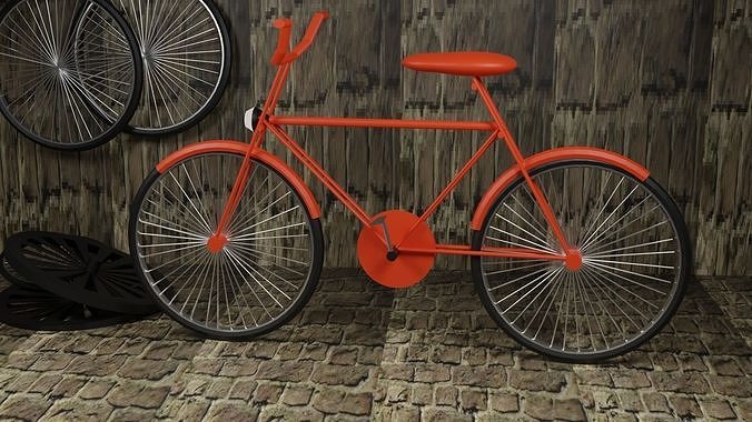 Basic bicycle model in blender free 3D model | CGTrader