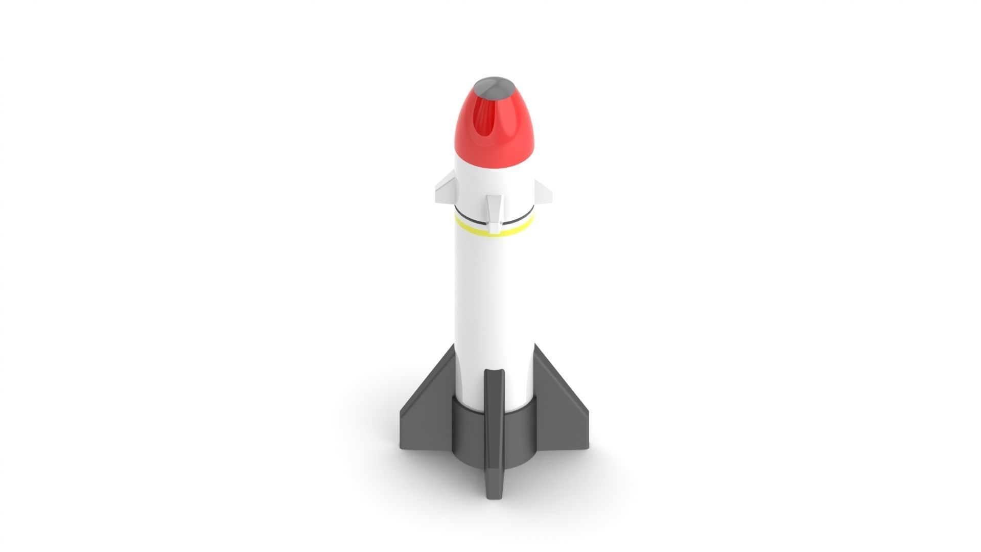GPU support concept missile 3D model 3D printable | CGTrader