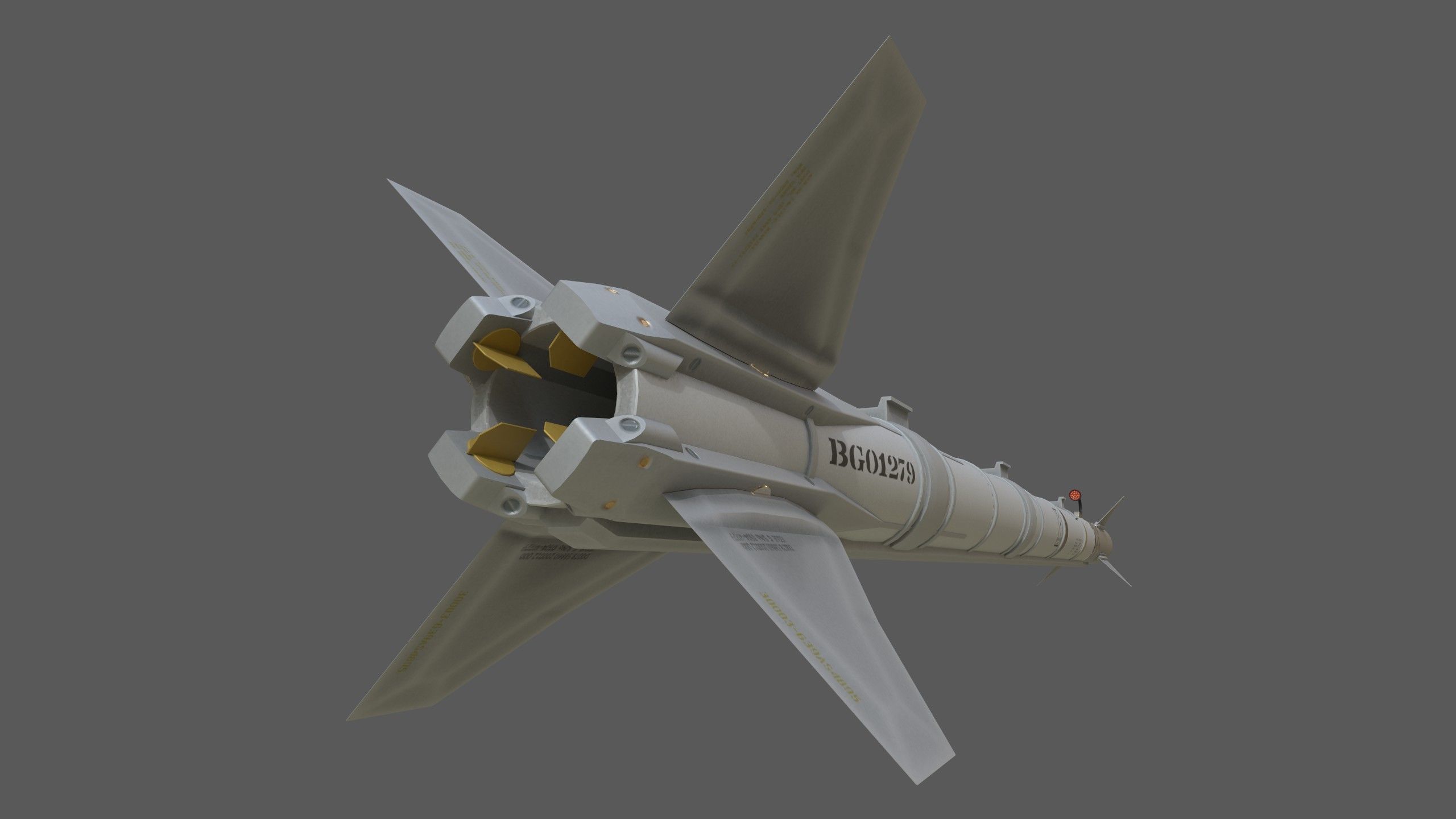 3D model AIM-9X SIDEWINDER Missile VR / AR / low-poly | CGTrader