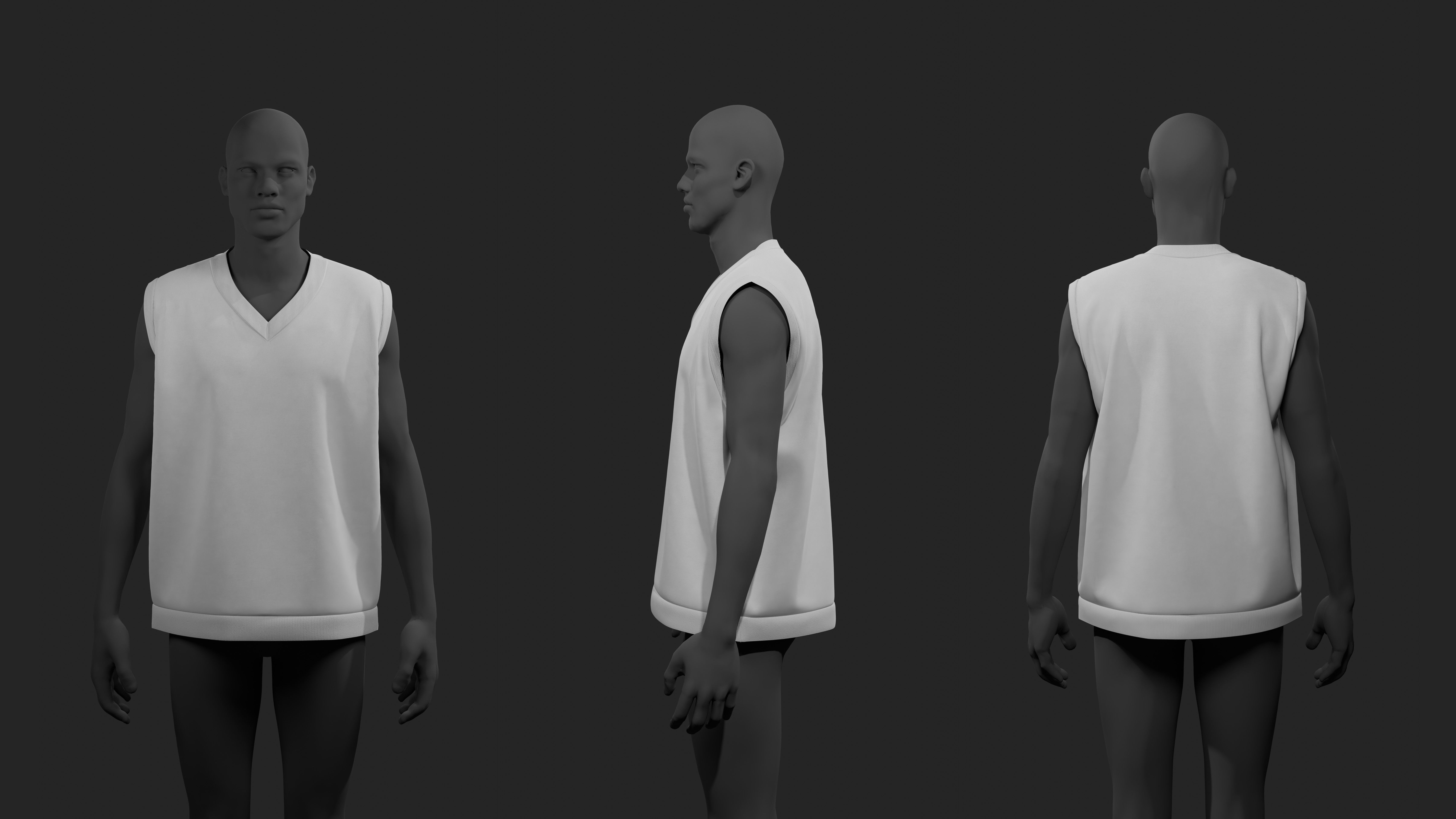 Loose Fit basic clothes pack clo 3d Marvelous Designer 3d model 3D ...