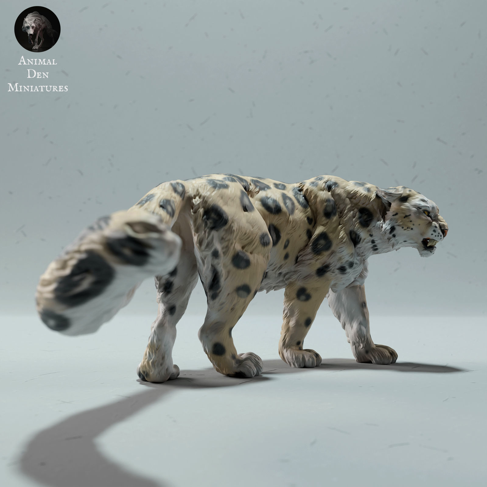 Snow Leopard Angry 3D model 3D printable | CGTrader