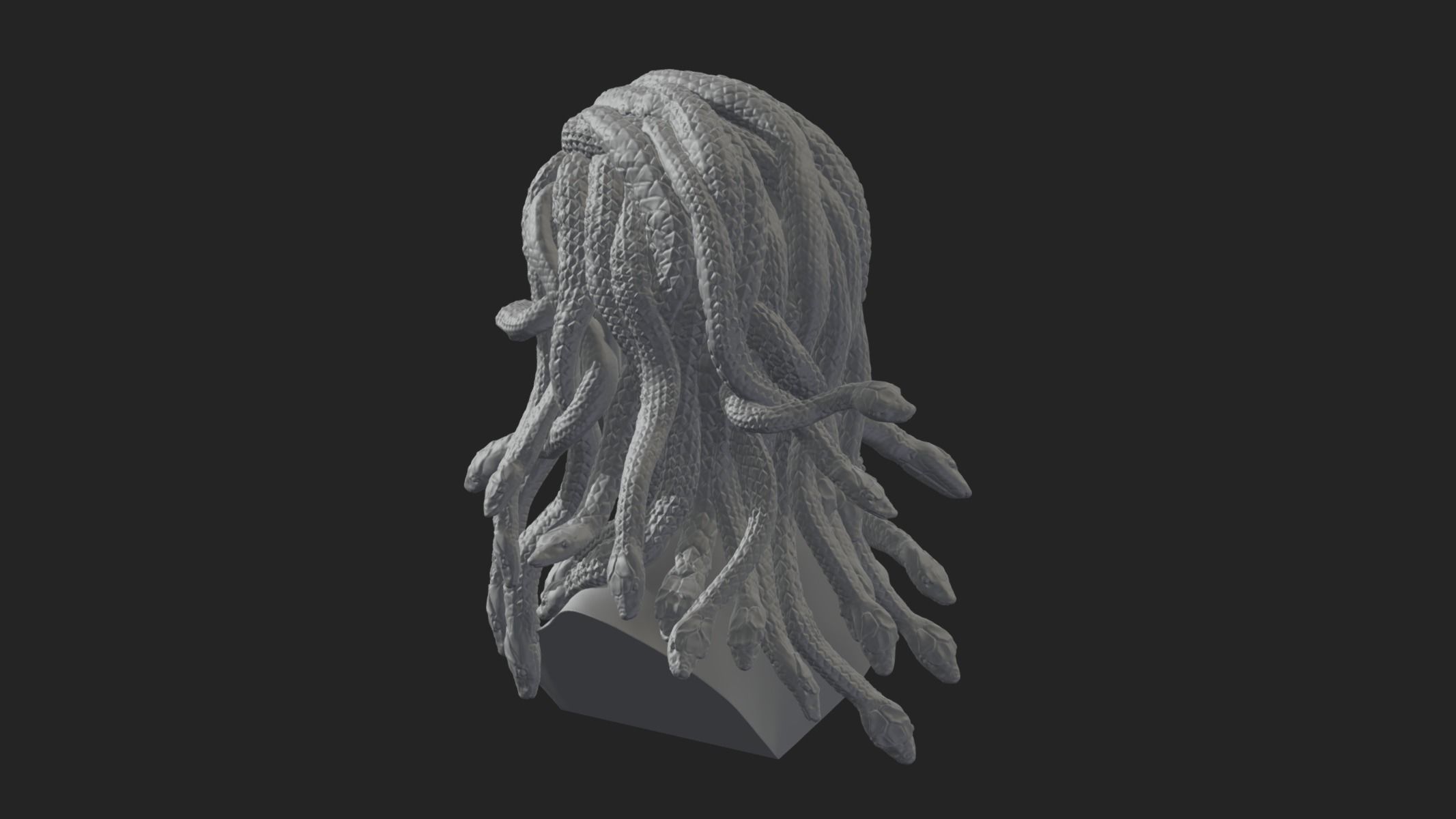 Medusa Head 3D model 3D printable | CGTrader