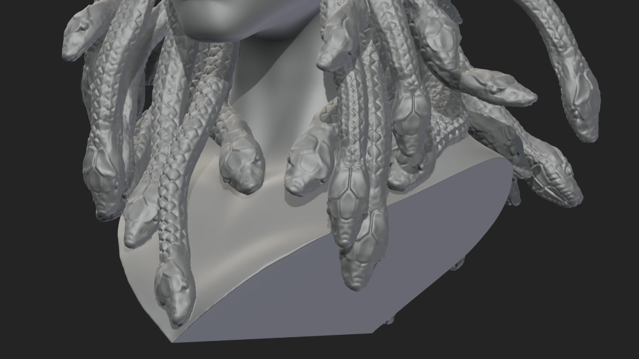 Medusa Head 3D model 3D printable | CGTrader