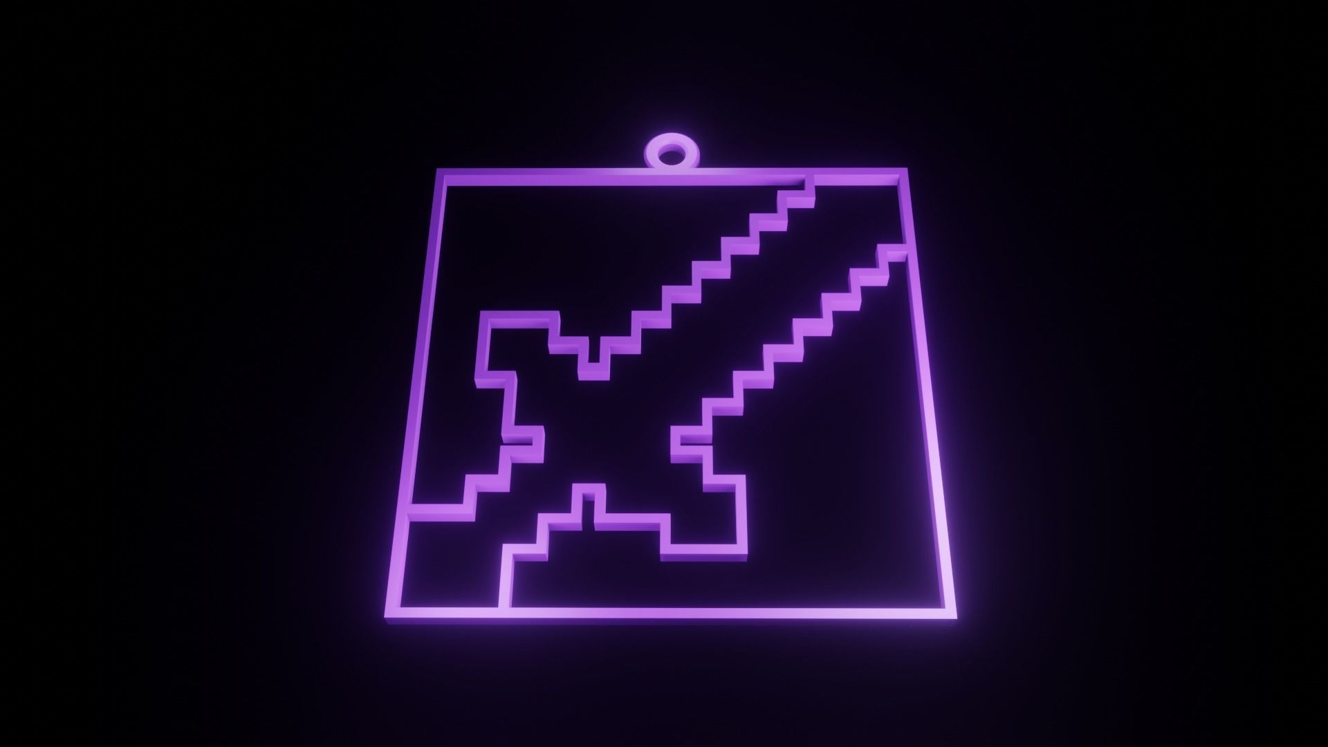 Minecraft Sword Christmas Decorations 3d Model 3d Printable Cgtrader