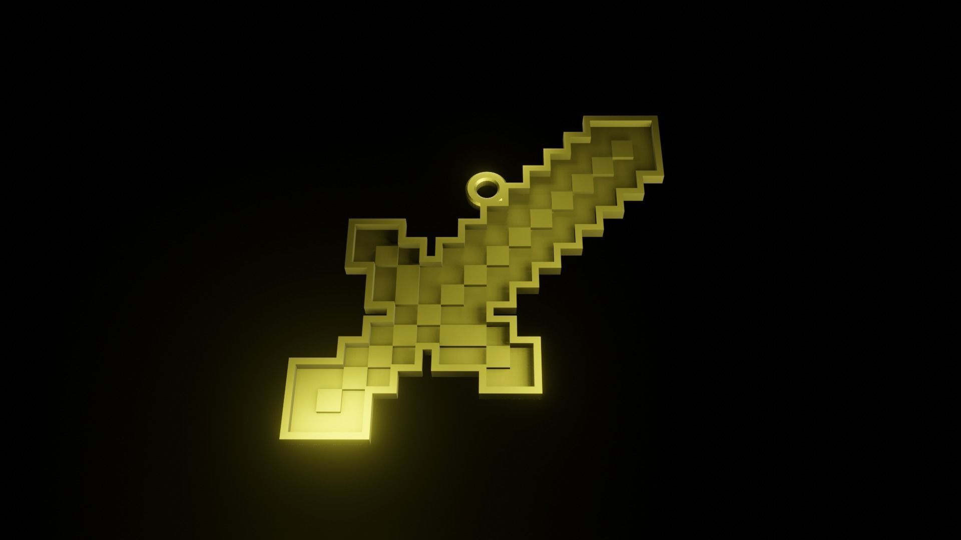 Minecraft Sword Christmas Decorations 3d Model 3d Printable Cgtrader