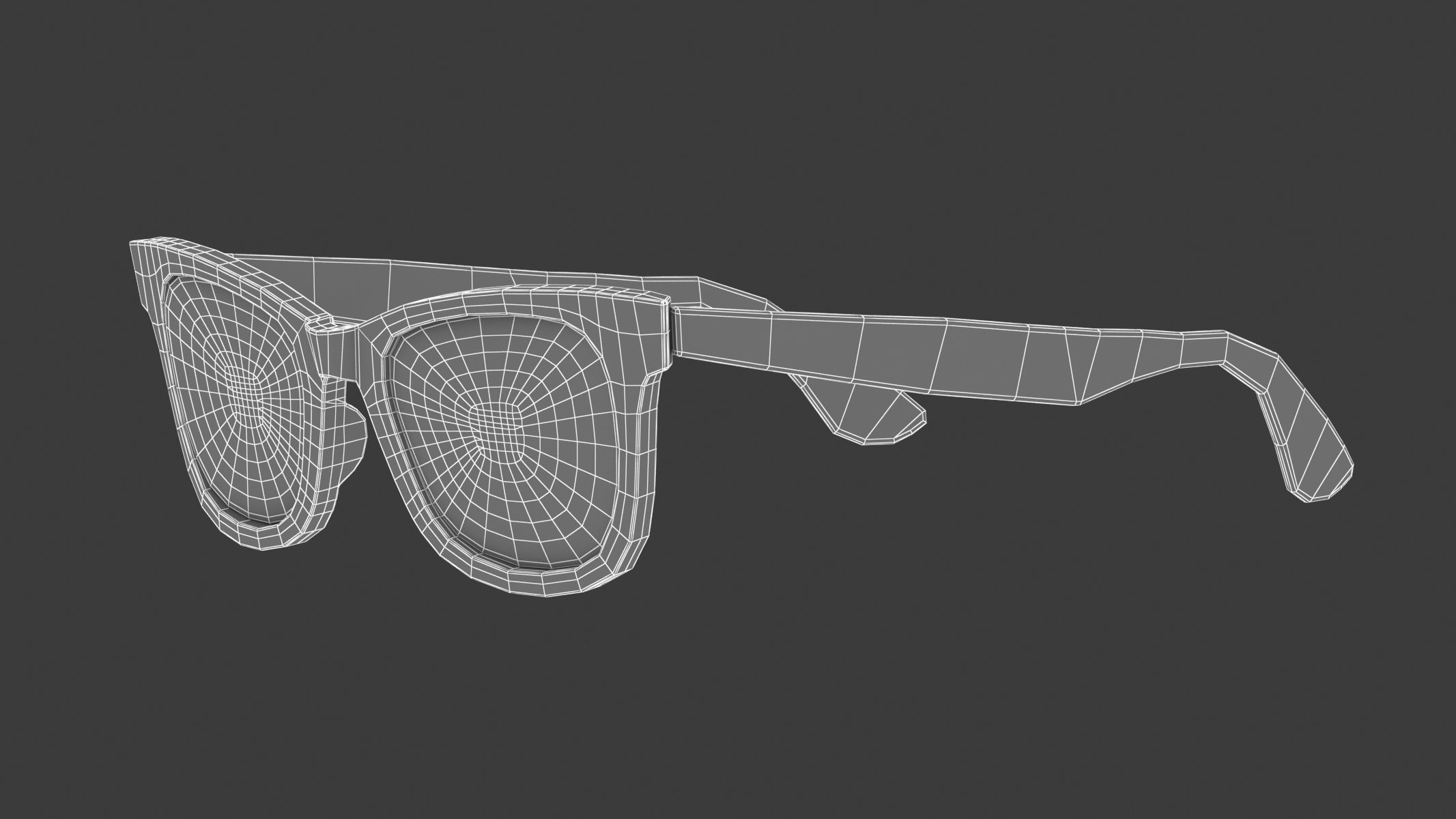 Original wayfarer classic eyeglasses 3D model | CGTrader