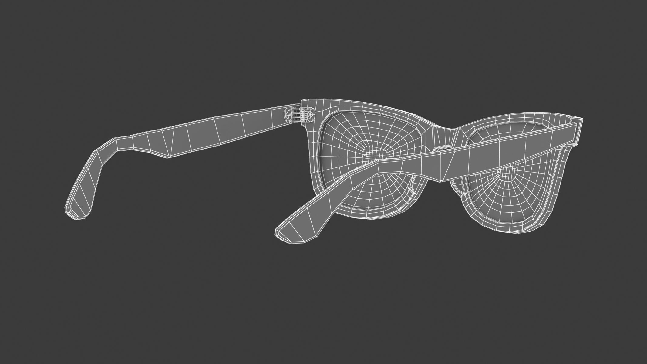 Original wayfarer classic eyeglasses 3D model | CGTrader