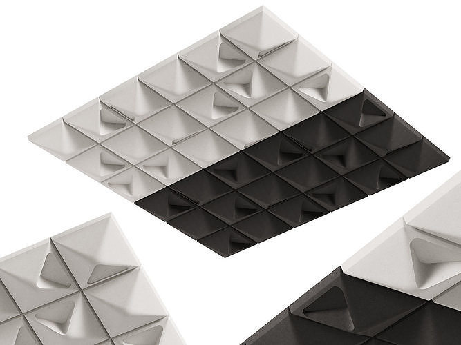 Pyramid Acoustic Ceiling Tile 3D model | CGTrader