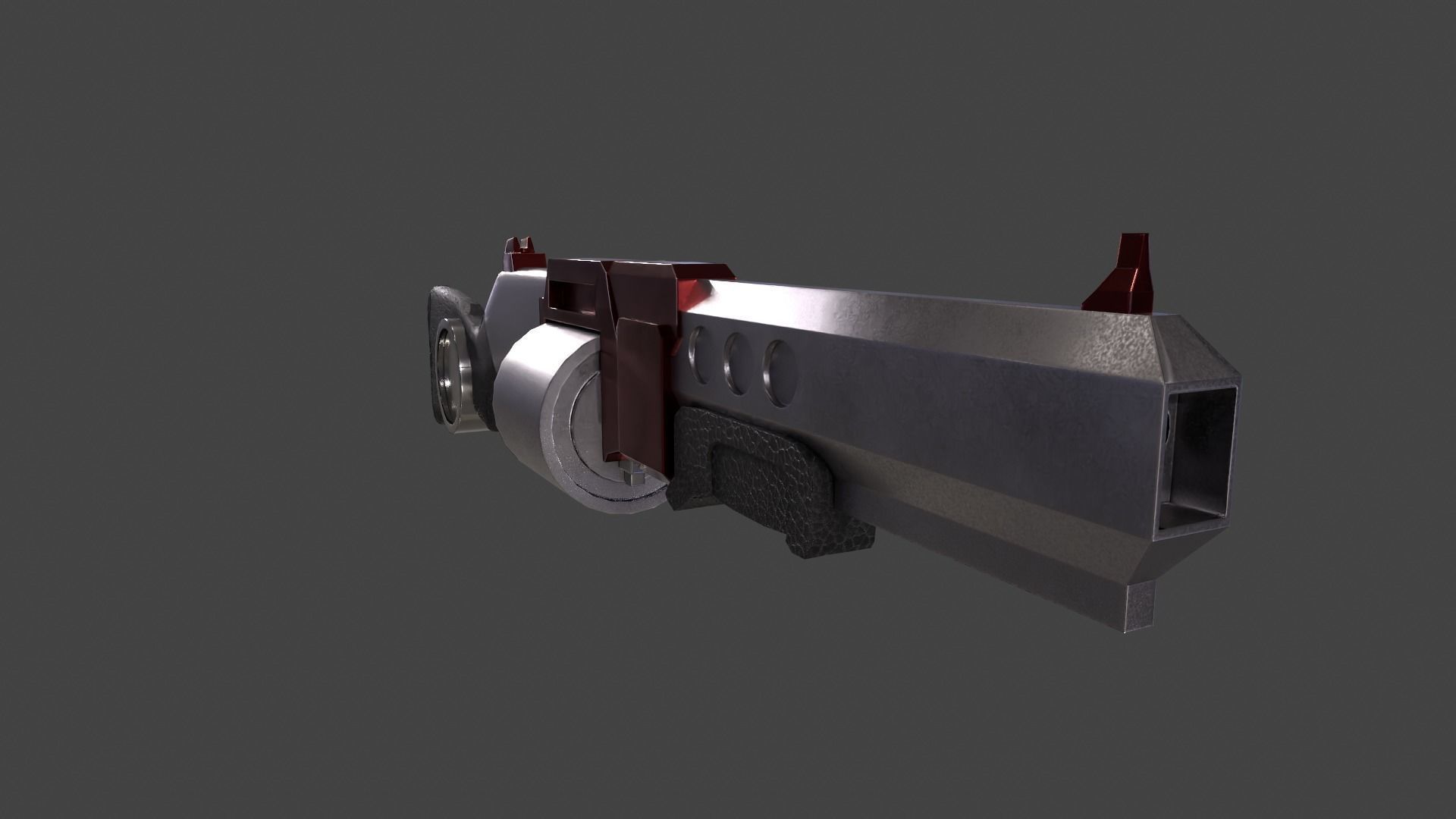 3D model Low-Poly Rifle-Shotgun gun VR / AR / low-poly | CGTrader