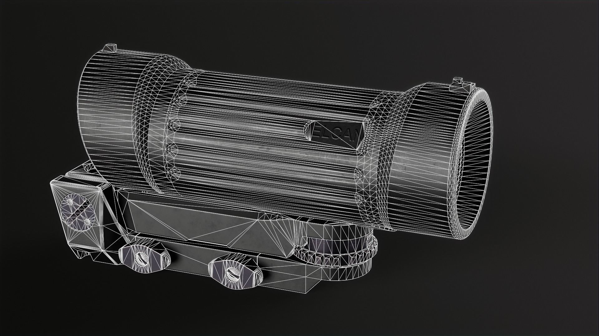 3D model Elcan C79 Scope VR / AR / low-poly | CGTrader