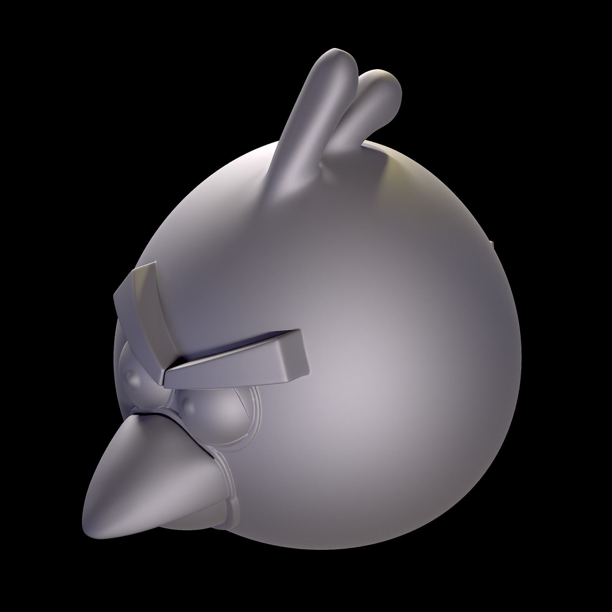 Angry Bird-Red 3D model 3D printable | CGTrader