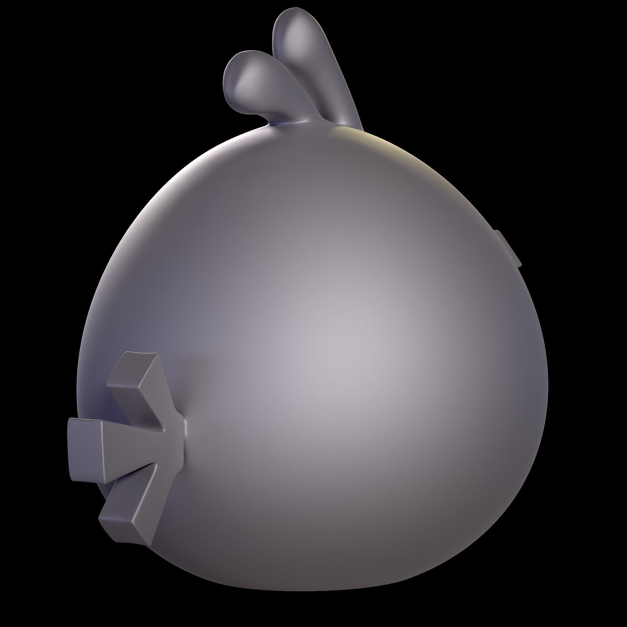 Angry Bird-Red 3D model 3D printable | CGTrader