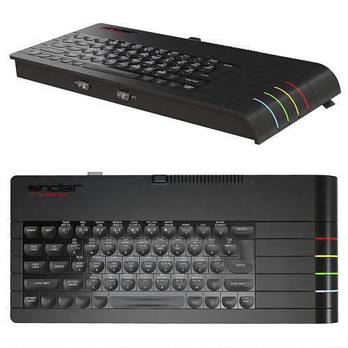 ZX Spectrum Next Sinclair 3D model | CGTrader