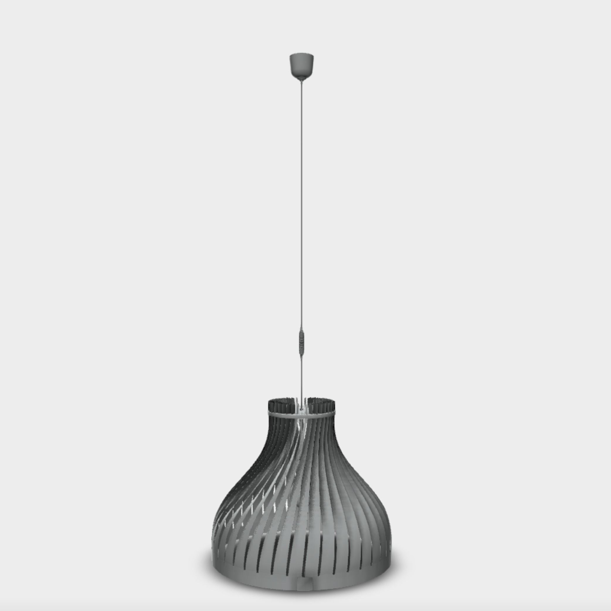 Suspension BulM XL by lairial luminaire bordeaux free 3D model | CGTrader