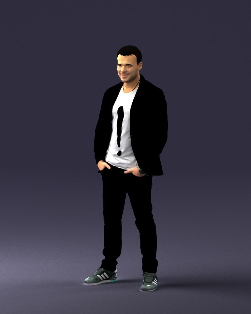 Emin in tracksuit 0472 3D model | CGTrader