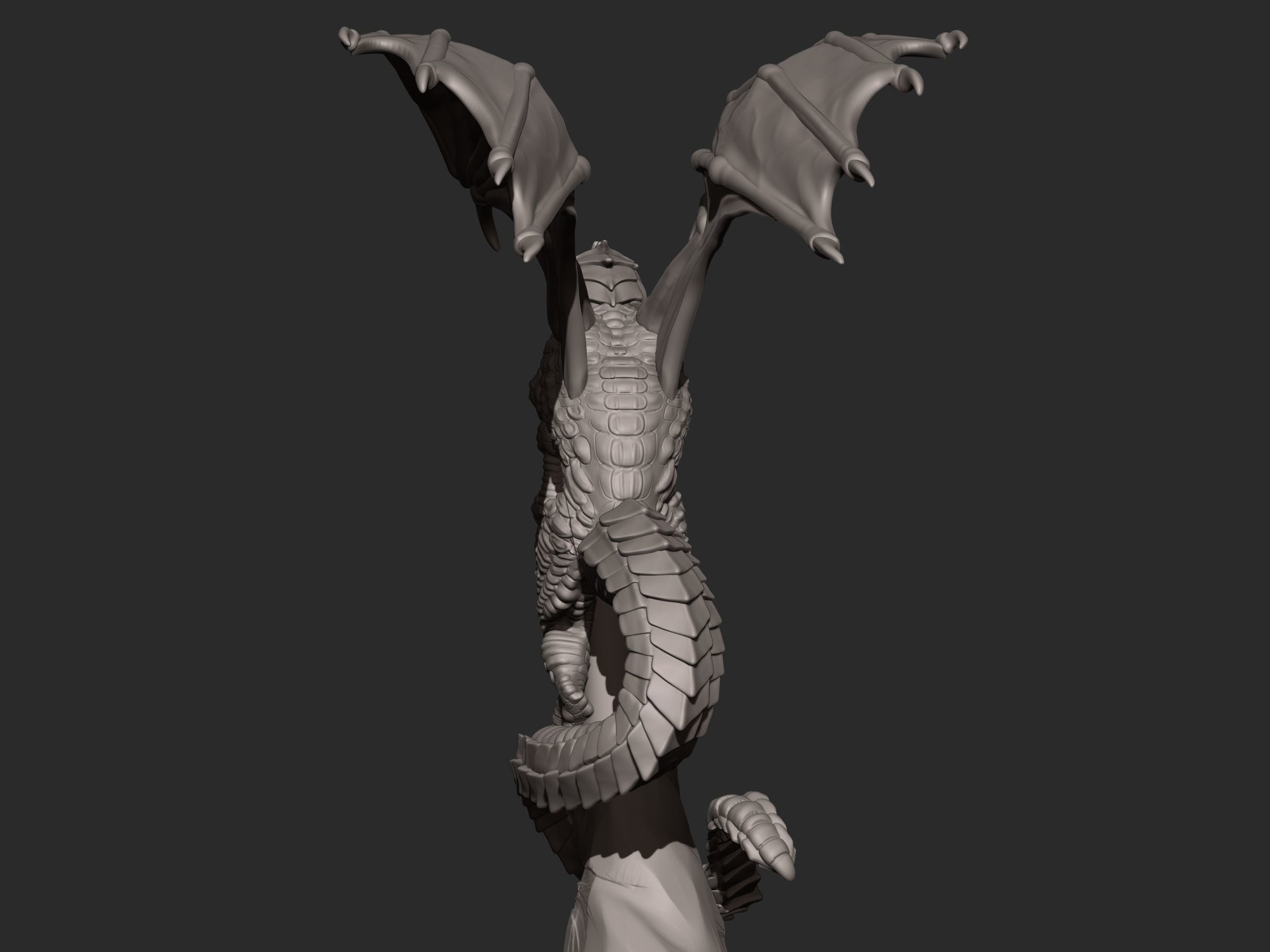 Angry Dragon 3D model 3D printable | CGTrader