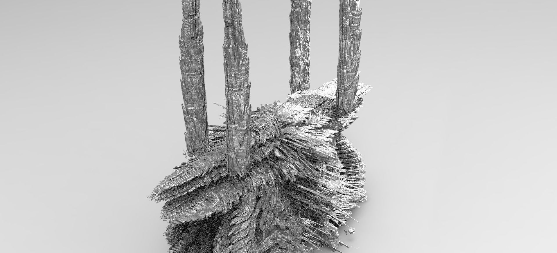 Fusion City Alien Bridge 3 3D model | CGTrader