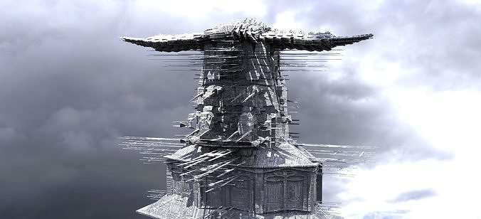 Fusion City Alien Bridge 4 3D model | CGTrader