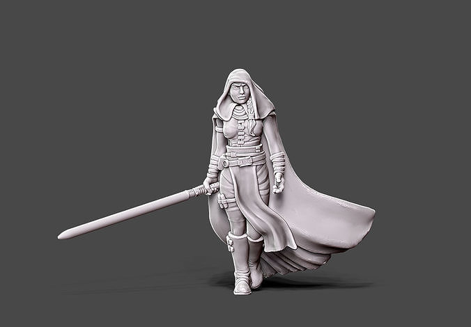 Dark adept - 35mm scale 3D model 3D printable | CGTrader