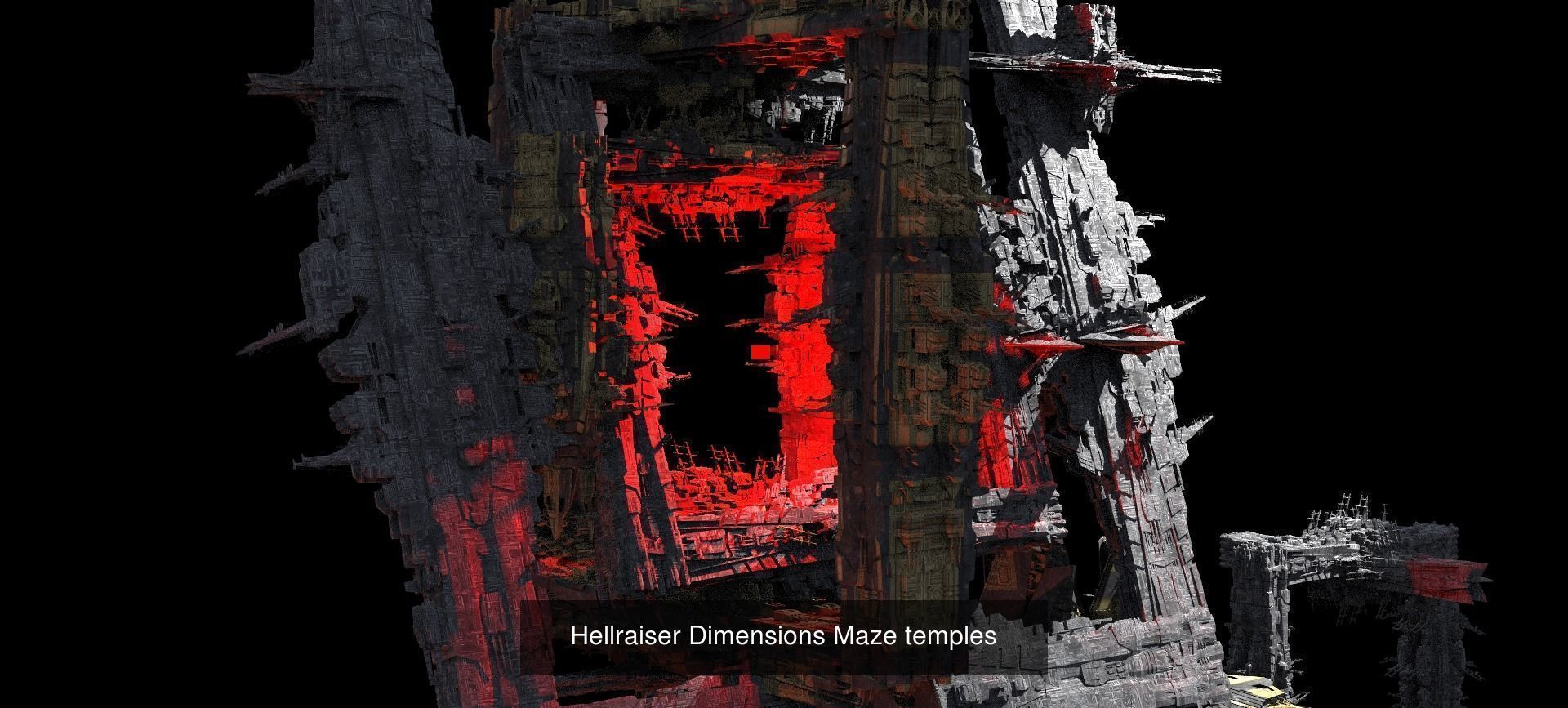 Hellraiser Cube City 3D Model Collection | CGTrader