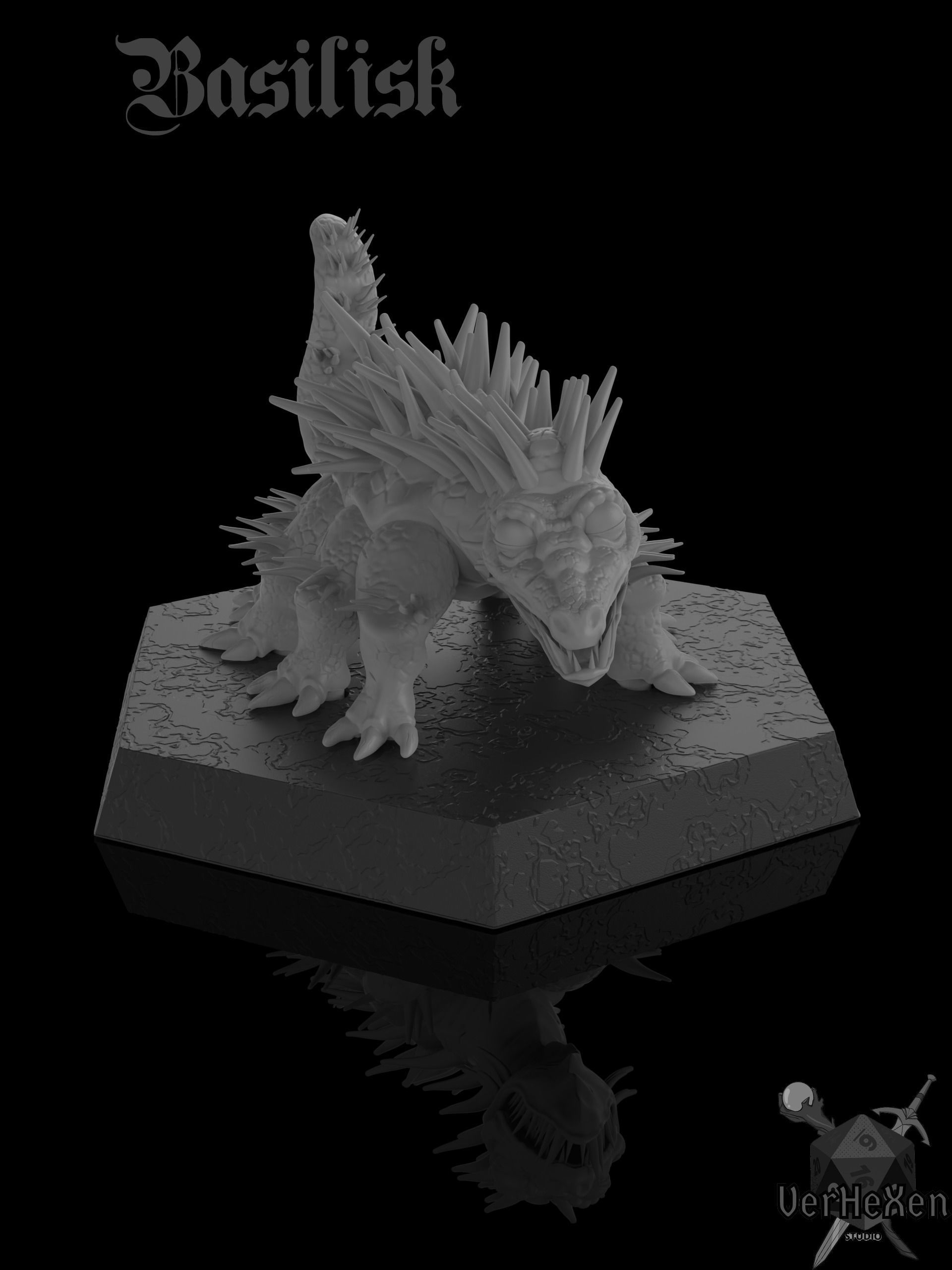 Basilisk Mini 3D model 3D printable | CGTrader