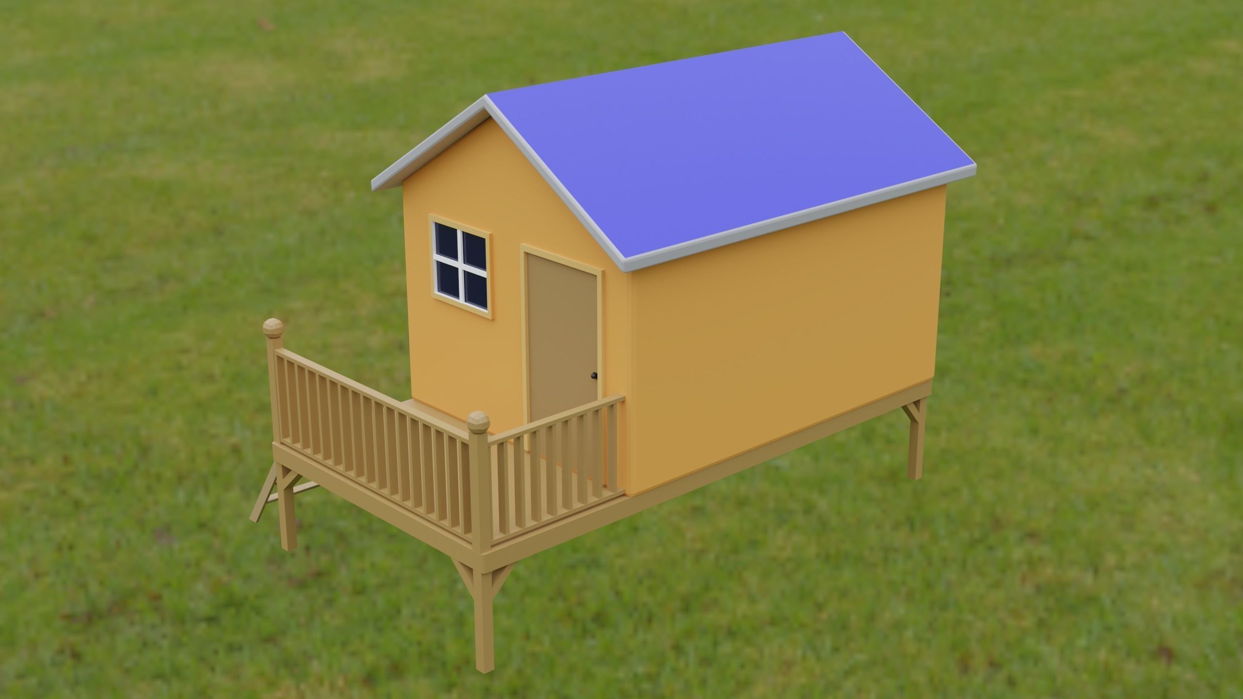 3D model Small House VR / AR / low-poly | CGTrader