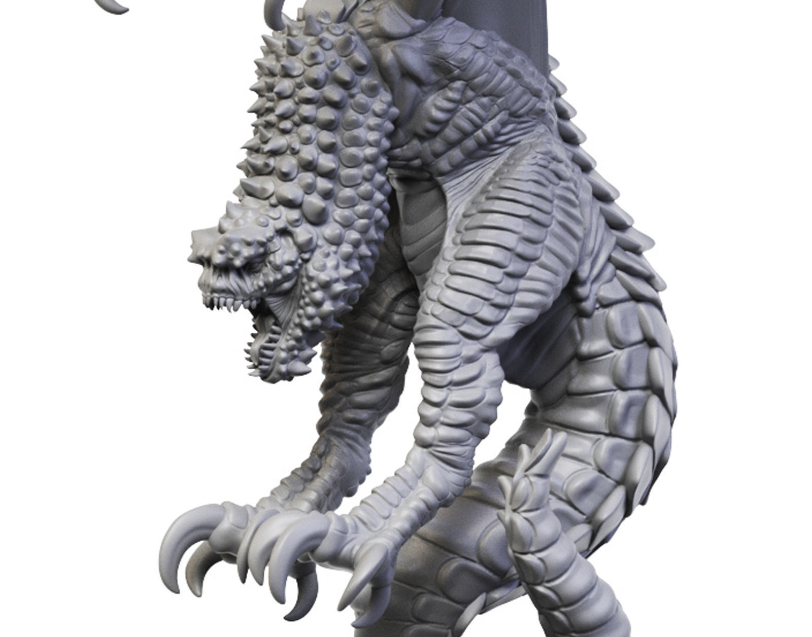 Wyvern dragon statue 3D model 3D printable | CGTrader