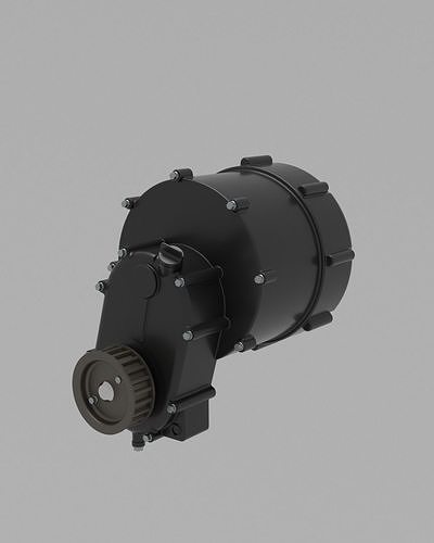 electric motor for motorcycle 3D model | CGTrader