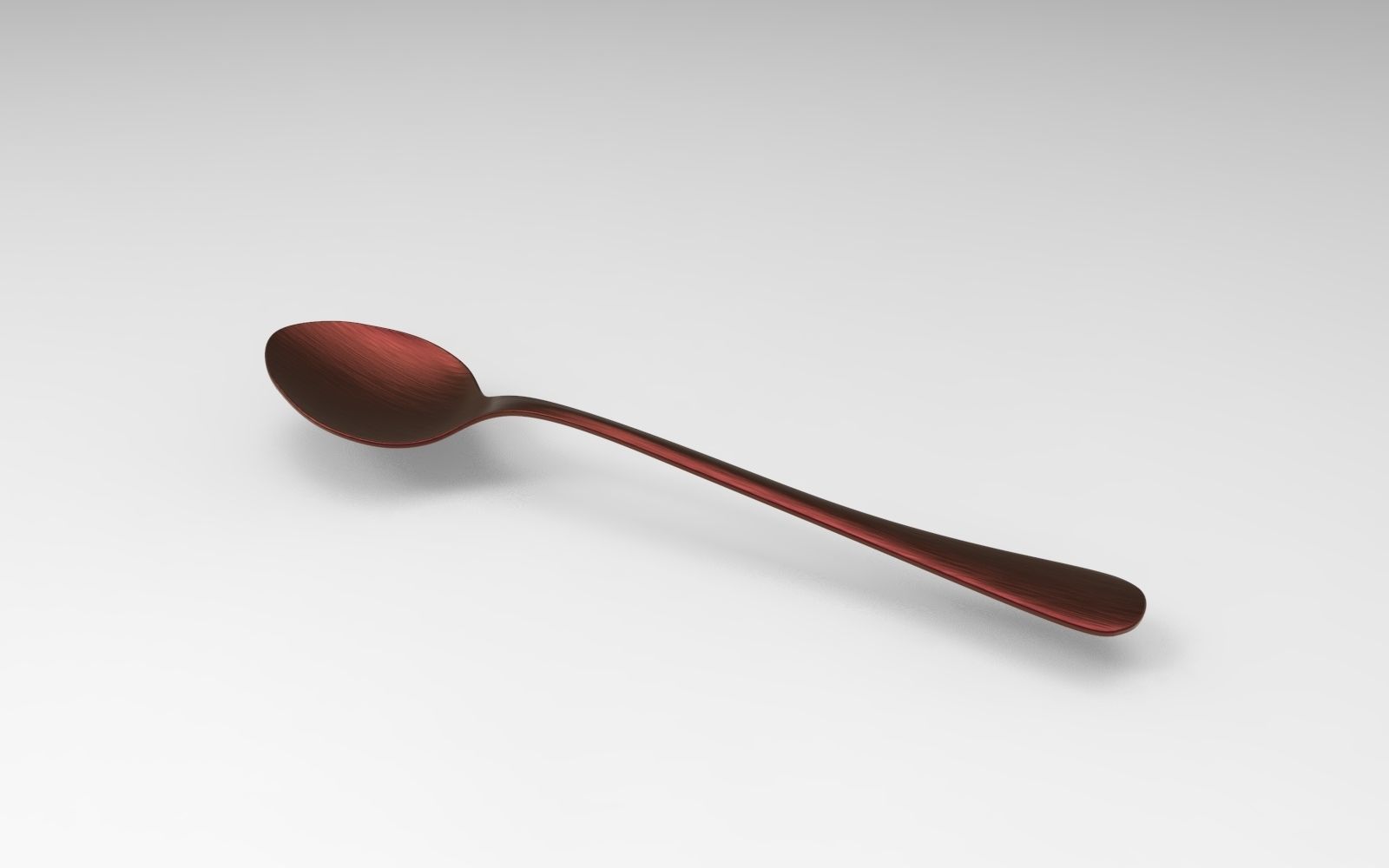 Metal Spoon 3d printed 3D model 3D printable | CGTrader