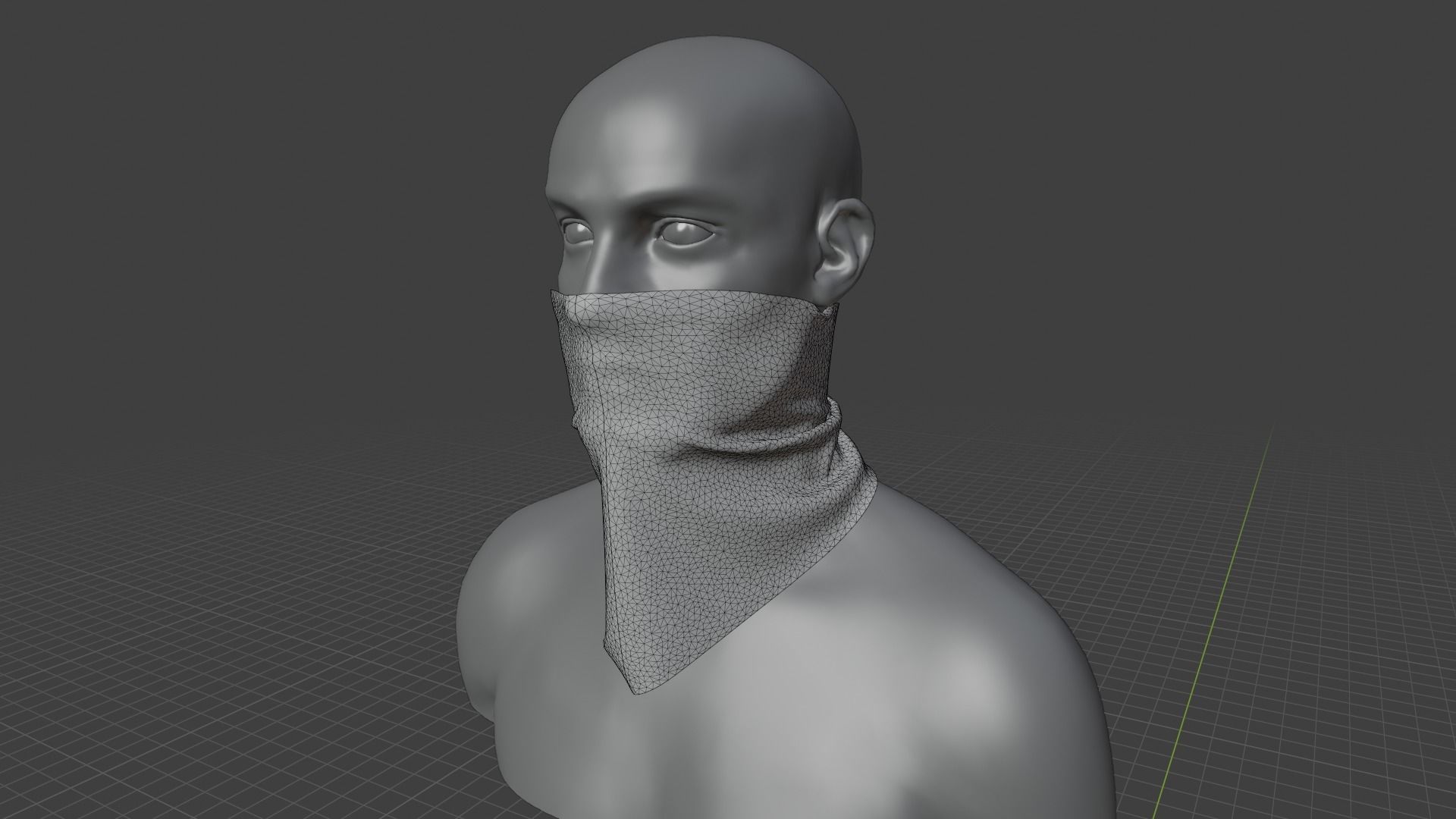 3D model Mask Clo3d Marvelous VR / AR / low-poly | CGTrader