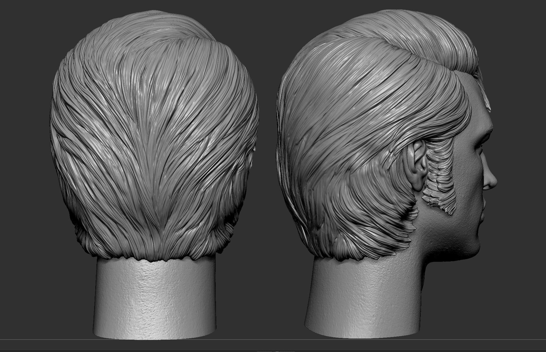 Elvis Presley Head 3D model 3D printable | CGTrader