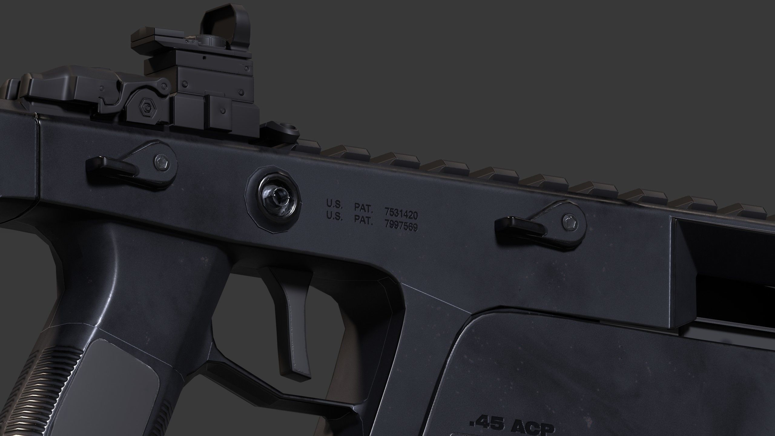 KRISS Vector SMG 45ACP 3D Model 3D model | CGTrader