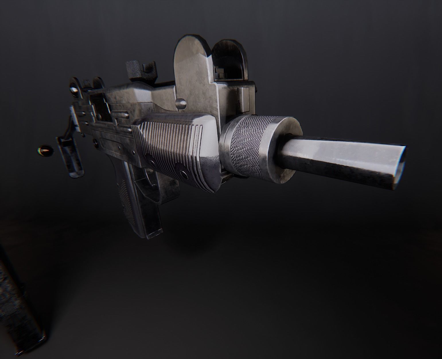 3D model AAA Micro Uzi Game Ready PBR VR / AR / low-poly | CGTrader