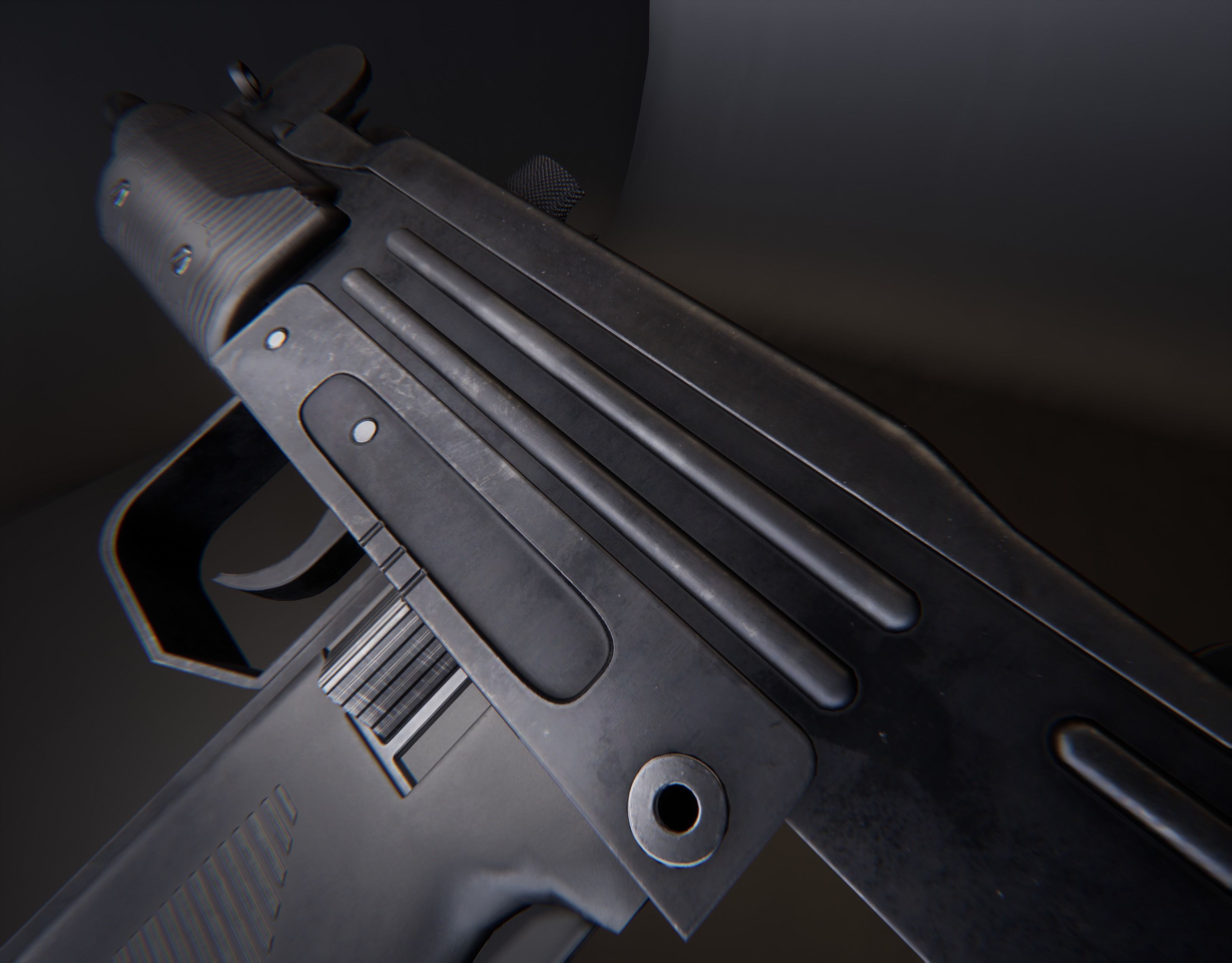 3D model AAA Micro Uzi Game Ready PBR VR / AR / low-poly | CGTrader